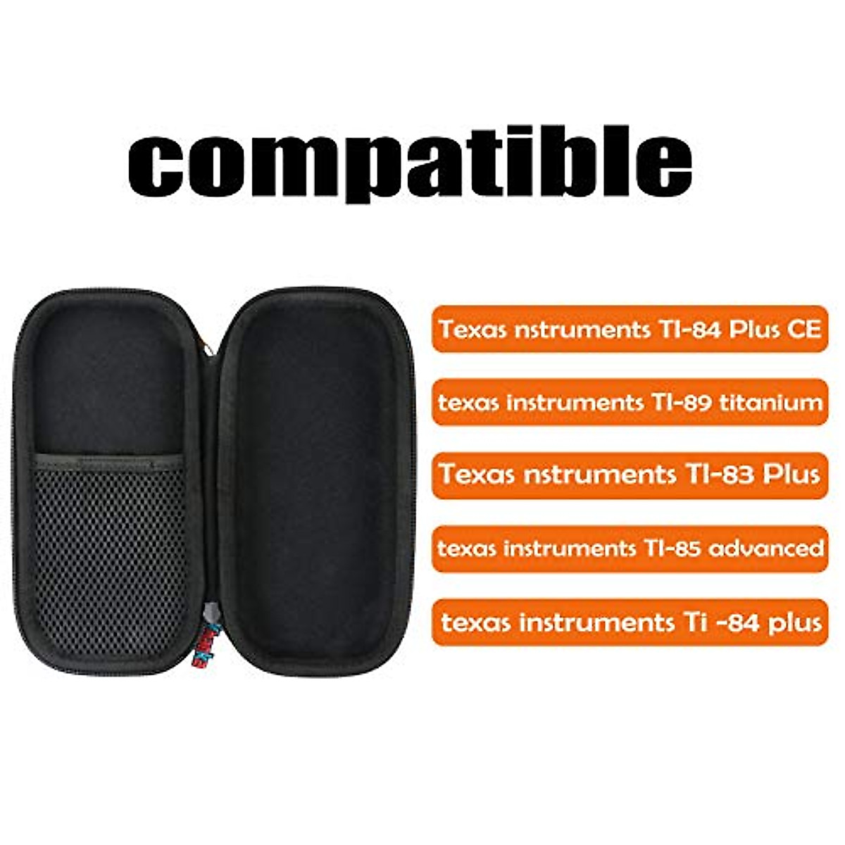 Khanka Hard Case Compatible with Texas Instruments TI-83 Plus/TI-84 Plus/TI-84 Plus CE Color Graphing Calculator, Case Only