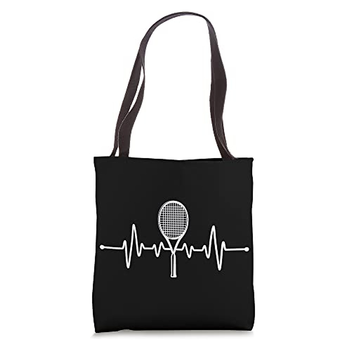 Tennis Heartbeat | Tennis Player Tennis Tote Bag