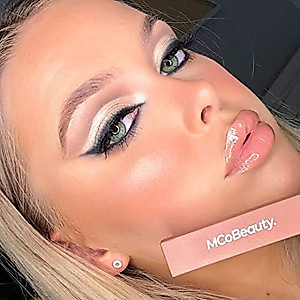 MCoBeauty Lip Oil Hydrating Treatment - Double-Duty Treatment And Gloss - Hydrate And Nourishes Your Lips - High-Shine Finish - Enhances Natural Lip Colour - For Smooth And Plump Lips - Pink - 0.3 Oz