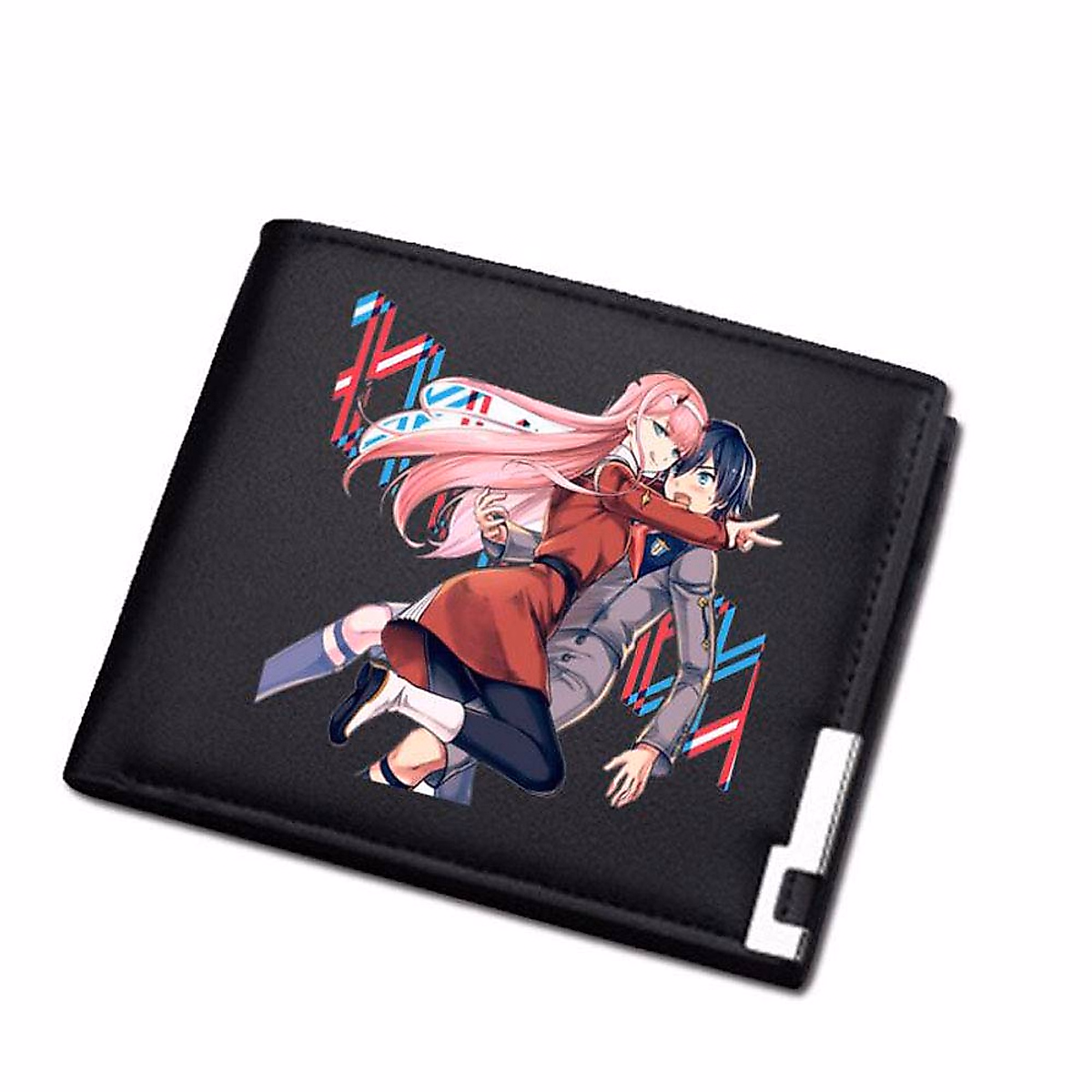 yushert Anime Pu Leather Wallet Money Clip Bifold Card Holder (#4)