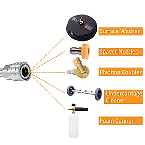 PWACCS Pressure Washer Extension Wand, Pressure Washer Wand Extension Kit