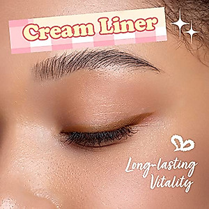 COLORGRAM Artist Formula Cream Liner - 03 Candy | Cream Eyeliner, Ultra-pigmented, Long-Lasting, Smudge-Proof, Easy to Use, Daily Makeup 0.25g