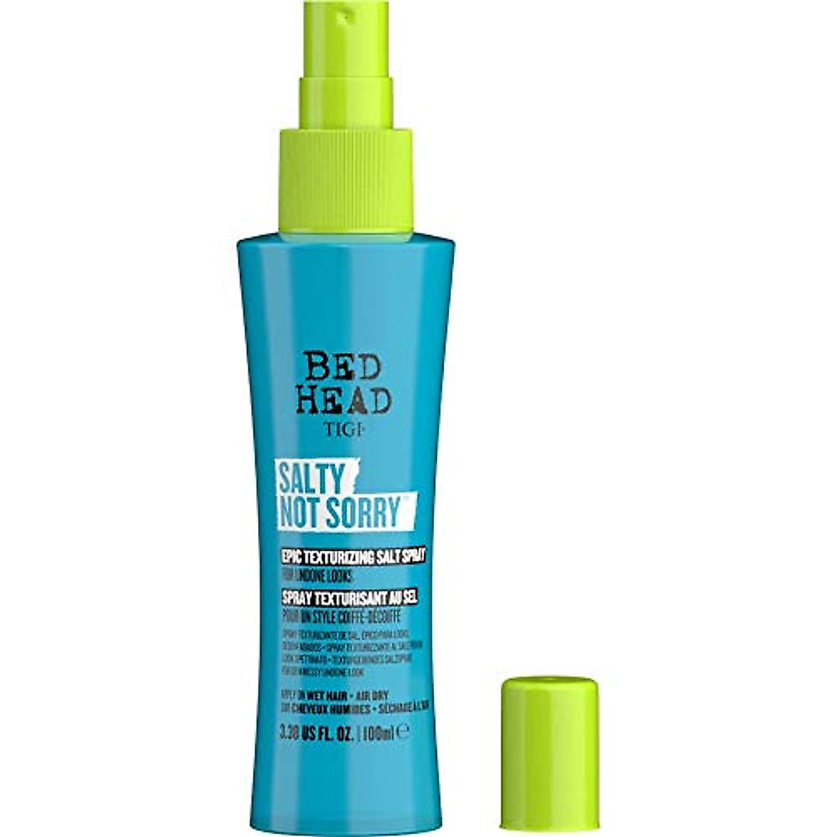 Bed Head by TIGI Salty Not SorryTM Texturizing Salt Spray for Natural Undone Hairstyles 100ml (Pack of 3)