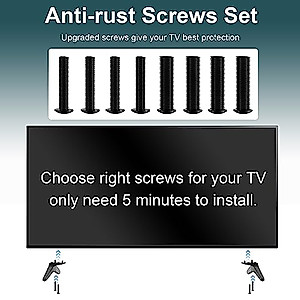 TV Legs for LG TV Stand Replacement Base, for 49 50 55 Inch UM Series LG TV Legs 55UM7300 55UM7300PUA 55UM6900 55UM6900PUA 55UM6910 55UM691OPUC 55UM6950 55UM6950DUB 50UM7300 49UM6950 with Screws‎