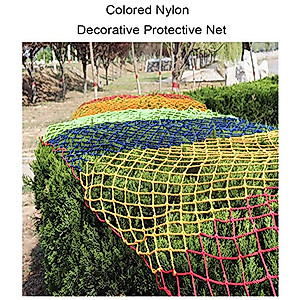 MAGFYLY Banister Guard net Outdoor Playground Protection net, Children's Stair Safety nets Garden Decoration net Isolation Rope net Nylon Braided Rope net Hammock Swing, Mesh 8cm (Size : 12m)