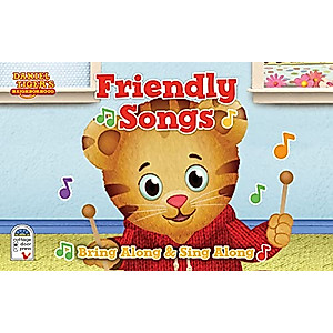 Daniel Tiger Friendly Songs: Children's 5-Button Song Book - Sing and Read with Daniel Tiger and Friends (5 Button Early Bird Song Book)