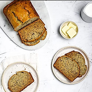 Miss Jones Baking Banana Bread & Muffin Mix - Whole Grains, 50% Lower Sugar, Real Banana, Naturally Sweetened Desserts & Treats (Pack of 1)