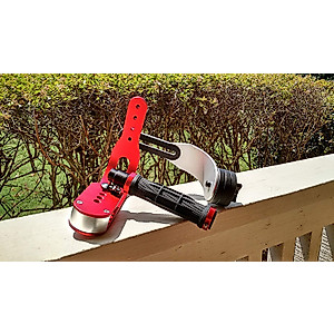 Roxant Pro Video Camera Stabilizer with Phone Clamp - Cameras up to 2.1lbs - Compatible with GoPro, Canon, Nikon & Smart Phones (Red)