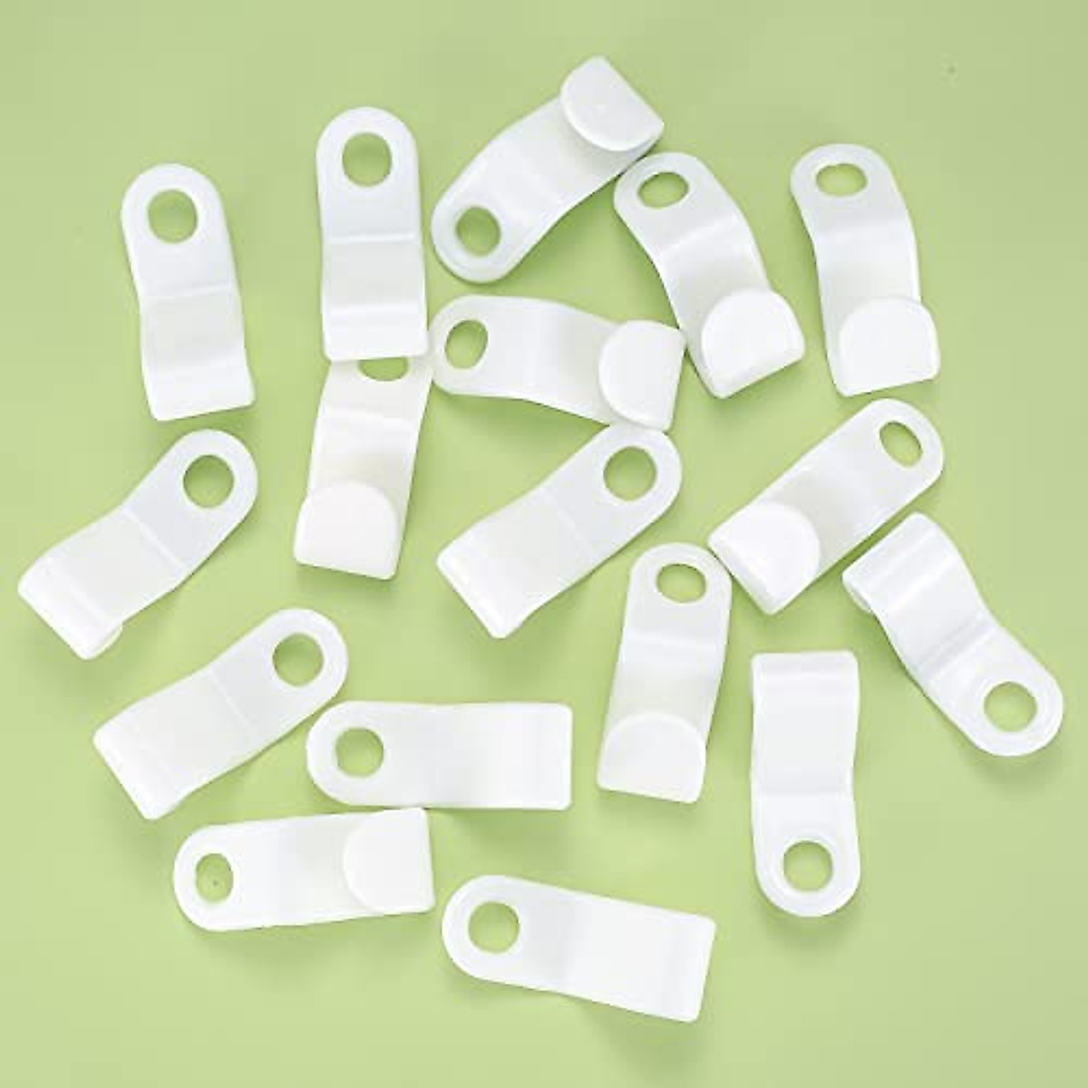 65 Pcs Clothes Hanger Connector Hooks, Cascading Hangers Extender Clips, Space Saving Hanger Closet Organizer Hooks, Cascading Connection Hooks for Shirt Clothes Coat Hangers - White