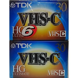 TDK 30 Minute Vhs-c Hg Ulitimate 214777 Ep Sp
