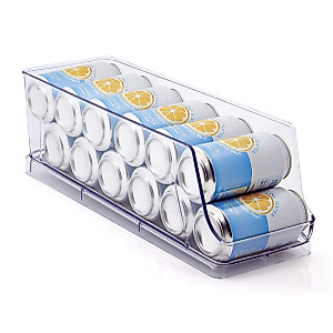 Copco Can Fridge Bin, 17.2x5.6x5.6-Inch, Clear