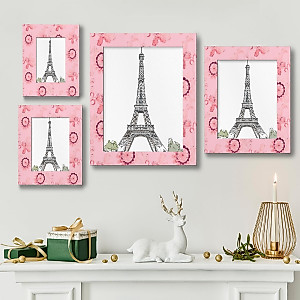 POFATO Red Sunflower Flower 8x10 Picture Frame Wood Photo Frame for Tabletop Display Wall Mount Picture Frame Display 8 x 10 Inch Photo Wall Decor Home Gift Frames