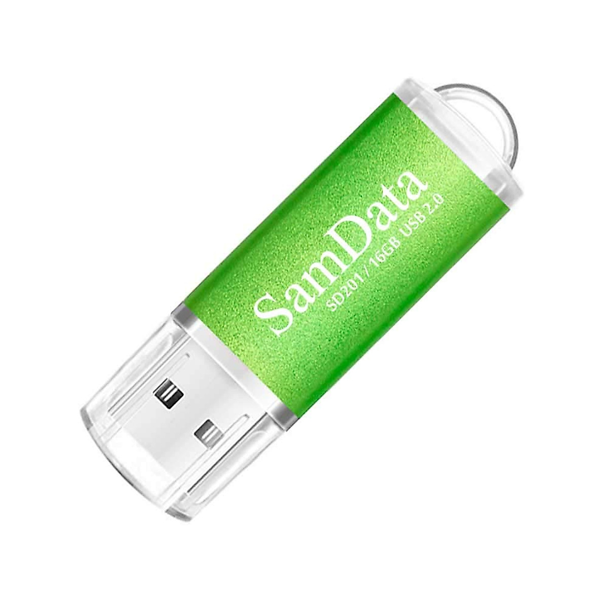 SamData 5 Pack 16GB USB 2.0 Flash Drive Thumb Drives Memory Stick, 5 Colors: Black Blue Green Gold Red