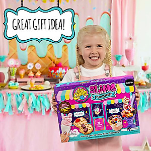 Original Stationery Ice Cream Slime Kit Playshop to Make Fun Pink & Sweet Slime Ice Cream/ Waffle Toys, Great Gift Idea