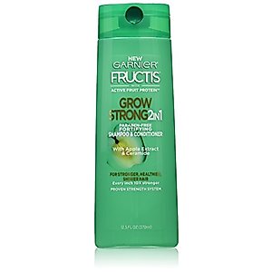 Garnier Fructis Grow Strong 2-in-1 Shampoo and Conditioner, 12.5 fl. oz.
