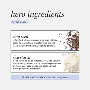 HASK Dry Shampoo Sampler Set: 2 each Chia Seed Dry Shampoo and Charcoal Dry Shampoo 4.3oz cans