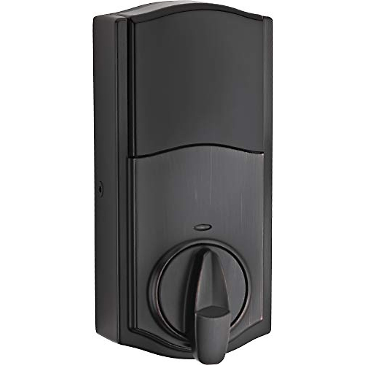 Kwikset 916 Traditional Touchscreen SmartCode Electronic Deadbolt Smart Lock featuring SmartKey Security and ZigBee 3.0 Technology in Venetian Bronze