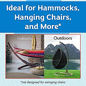 Hanging Chair/Hammock Chair Swivel Hook Snap - 500 LB Capacity - Outdoor/Indoor (500 LB Weight Limit) by Impresa