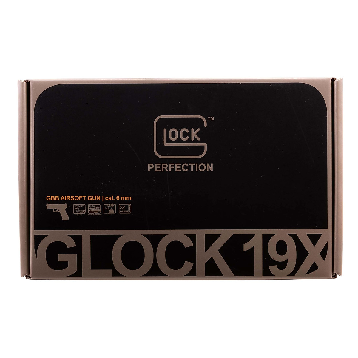 Umarex Glock 19X Blowback 6mm BB Pistol Airsoft Gun, Glock 19X GBB