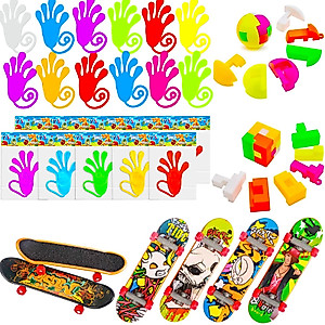 116 Pcs Party Favors for Kids 4-8-12,Pop Fidget Toys for Boys Grils, Treasure Box Toys for Classroom Prizes,Pinata Filler,Goodie Bag Stuffers,Treasure Chest Carnival Prizes,Easter Basket Stuffers