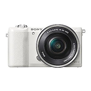 Sony a5100 16-50mm Mirrorless Digital Camera with 3-Inch Flip Up LCD (White)