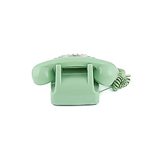 GPO 746 Rotary 1970s-style Retro Landline Phone - Curly Cord, Authentic Bell Ring