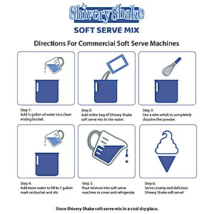 Shivery Shake Espresso Soft Serve Ice Cream Mix