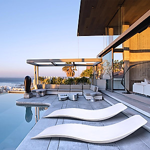 XGC in Water Waterproof Furniture, UV Resistant, Pool Chaise Lounge Chairs Water Depths 0-12", Compatible with All Pool Types, for Garden & Poolside & Pool Relaxation