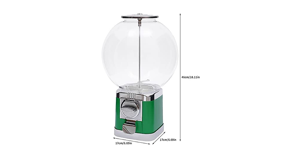 Big Bubble Gumball Dispenser - Classic Green Machine