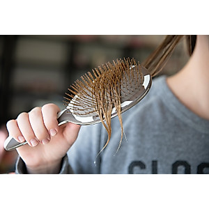 FRAMAR Cow Print Hair Brush Detangler, Detangling Hairbrush For Women, Wet Hair Brush For Girls, Hair Detangler Brush, Wet Hairbrush, Hairbrushes, Girls Hairbrush Detangler, Reduces Frizz – Cow Print