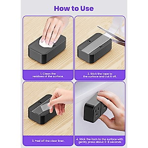 IKeelsy Double Sided Tape Removable 1.18" x 120”, Clear & Tough Nano Double Sided Tape Heavy Duty, Multipurpose Tape Picture Hanging Strip Adhesive Poster Carpet Tape