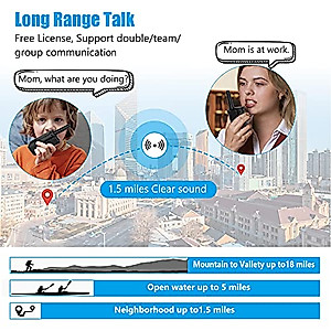 Walkie Talkies, NXGKET Walkie Talkies for Adults Long Range 4 Pack, 22 Channels Two-Way Radios FRS VOX, Walky Talky Rechargeable with Li-ion Battery USB Charger Auto Squelch for Biking Camping Hiking