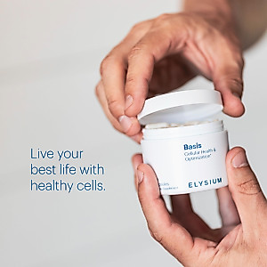 ELYSIUM Basis NAD Plus Supplement 30 Servings - with Nicotinamide Riboside 250mg and Pterostilbene 50mg - Healthy Aging Supplement & Cellular Energy