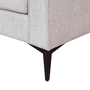 Merax 86" Convertible, Modern Chenille Fabric, L-Shaped Couch 3-Seat Sofa Sectional with Reversible Chaise (2 Pillows), Combo, Beige