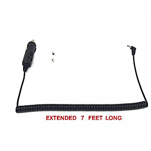 Generic DC Power Coiled Cord Replacement for Rocky Mountain Radar The Judge 2.0 Laser/Radar Detector & Scrambler