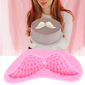 Mujiang Angel Wings Fondant Silicone Molds For Cake Decorating Chocolate Candy Resin Clay Set Of 4