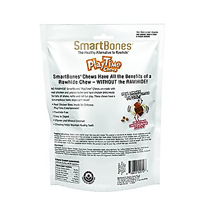 SmartBones DoubleTime Rolls and Playtime Chews, Treat Your Dog to a Rawahide-Free Chew Made with Real Meat and Vegetables