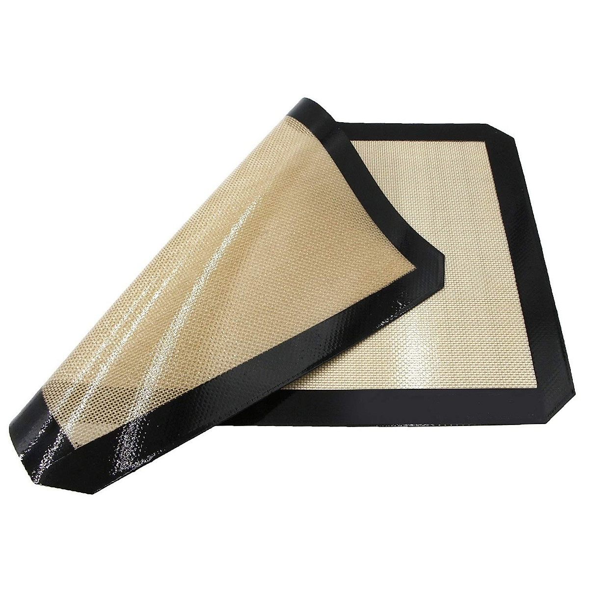 Premium Non Stick Silicone Baking Mats Quarter Sheet Toaster Oven Liner Small,Set Of 2 Mats (Size 8.5" - 11.5")