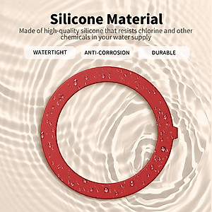 Flush Valve Seal for Kohler, Upgraded 2 Pack Silicone Material Canister Flush Valve Kit Toilet Tank Parts Gasket Replacement for K-GP1059291 for K-4436 Part