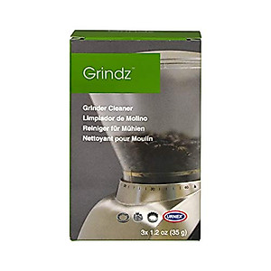 Urnex Grindz Professional Coffee Grinder Cleaning Tablets, 3 Single Use Packets