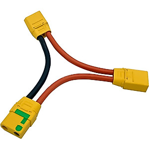 JIECHUN 2pcs Amass XT90S Battery Series Connector 10 Gauge Wire for RC Battery Helicopter Quadcopter