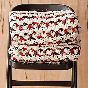 Bernat Blanket Yarn - Big Ball (10.5 oz) - 2 Pack with Patterns (Raspberry Trifle)