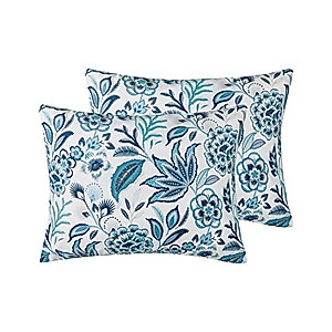 Tahari Home - Full Comforter Set, 3-Piece Bedding with Matching Shams, Stylish Home Decor (Val Blue, Full/Queen)