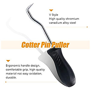 Rustark 12 Piece Windshield Installation Tools kit, 10 Piece Stick Setting Tool, 1 Piece Offset Windshield Installing Tool, 1 Piece Cotter Pin Puller for Installing Windshield Gaskets, Trim and Strips