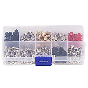228pcs PC Screw Set Accessories for PC Assembly Personal Computer Screw standoffs Set Assortment kit for Main Board, housing, Hard Disk - in a Storage case