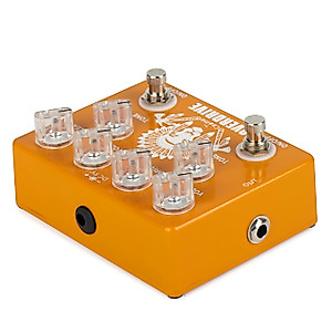 Caline CP-70 Dual Overdrive Guitar Effect Pedal True bypass Design