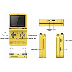 Horypt Game Controller, Mini Portable Game Console with 3.0 Inch Large Capacity Handheld Gaming Machine for Children Adult