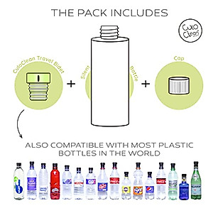 CuloClean Portable Bidet for Toilet or Travel. Peri Bottle for Men and Women. Handheld Spray. Bath Essentials (Glow in The Dark)