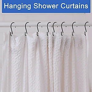 2 Inch Small S Hooks for Hanging, Heavy Duty Black S Hooks,Ornament Hooks for Christmas, 30 Pack Mini S Hooks for Hanging Plants, Necklaces,Pots Pans Mugs Clothes Towels Kitchen Closet Rod Jewelry