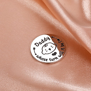 New Parents Gifts for Mom Dad to be Funny Decision Coin Congratulations New Baby Gifts for Expecting Mommy Daddy Christmas Pregnancy Gifts for Wife First Time Mom Fathers Day Baby Shower Birthday Gift